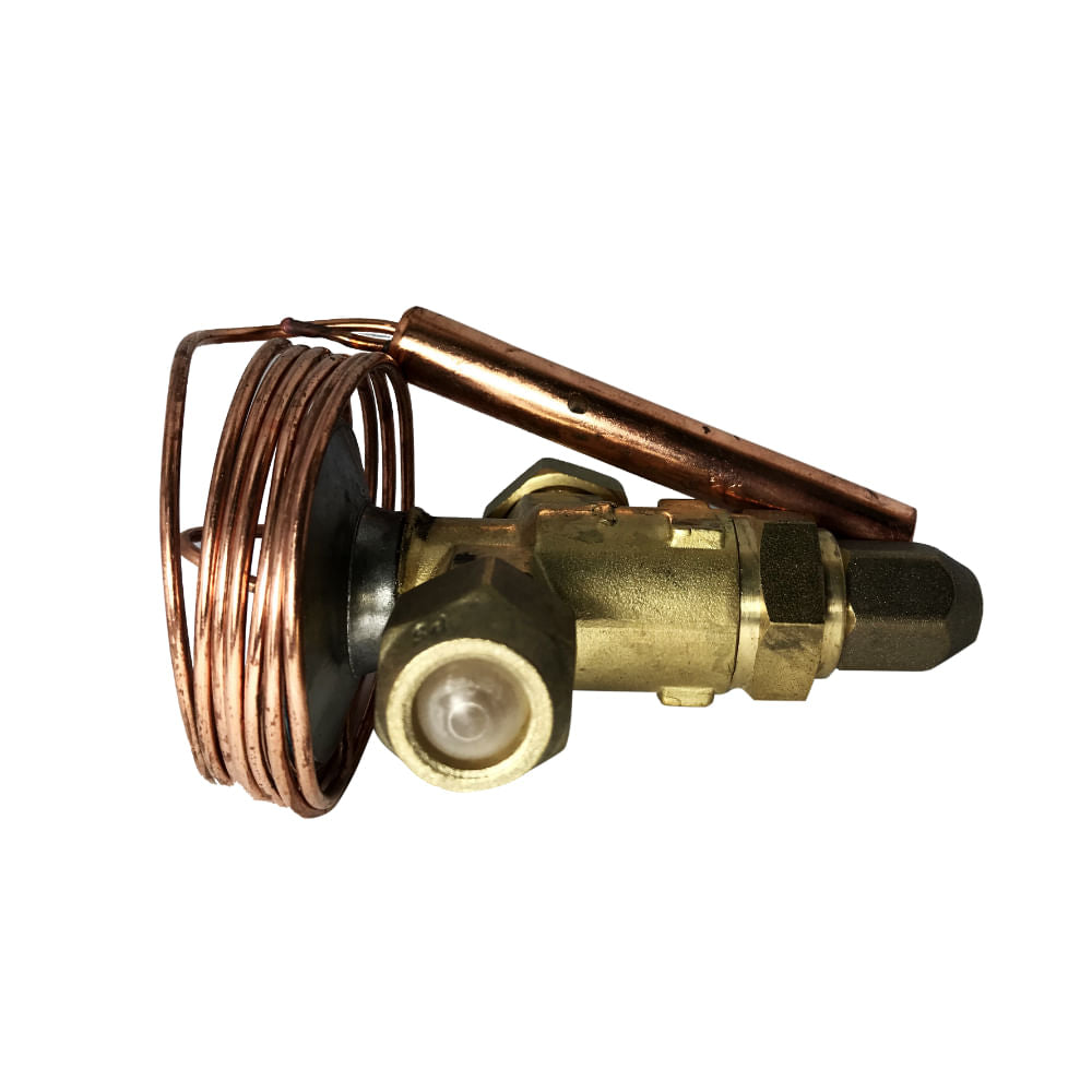 Válvula de Expansão Termostática Equalização Interna 1/2" e 5/8" R22/R ...